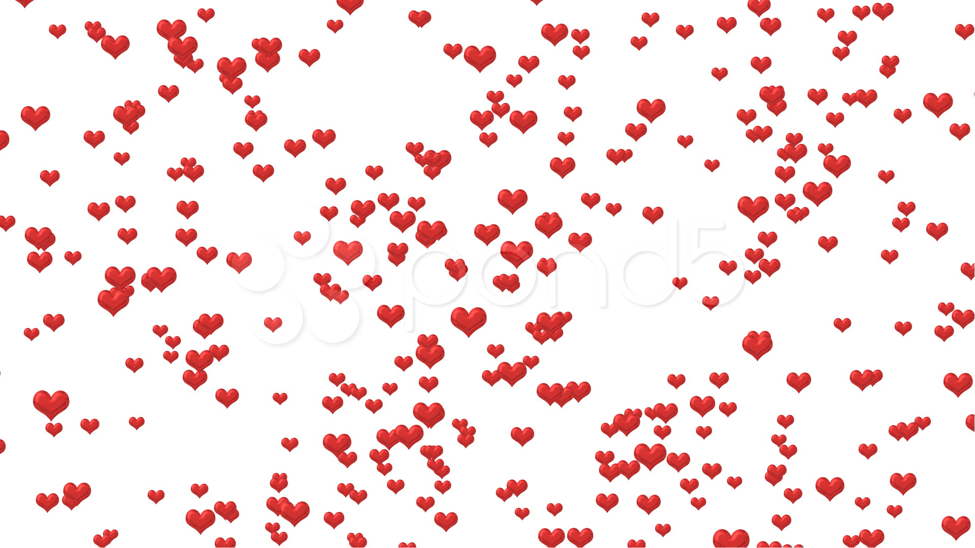 Raining Hearts Background