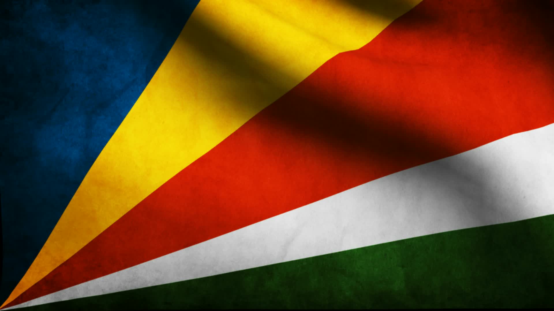 Seychelles Flag. Stock Video 12385525 | HD Stock Footage