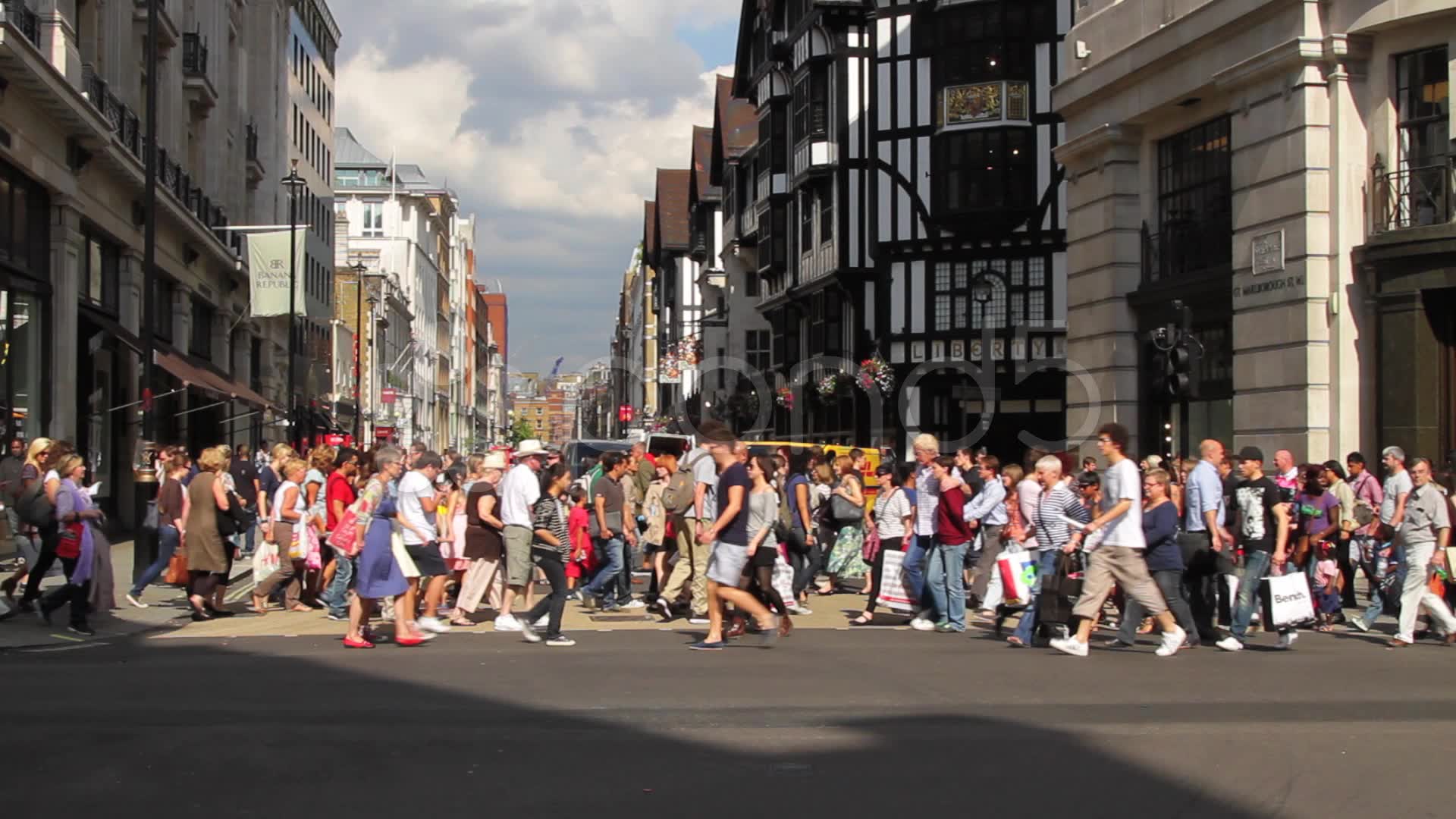 Busy London Intersection Stock Video 20534605 | HD Stock Footage